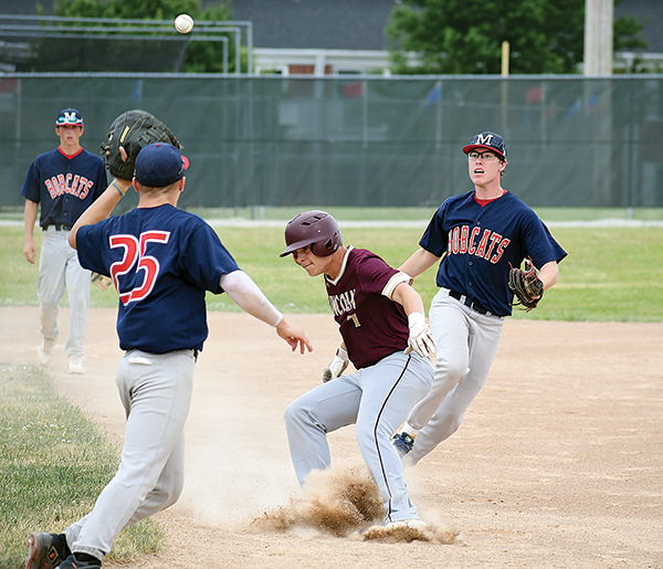 MHS baseball splits twinbill with Railsplitters | News, Sports, Jobs ...